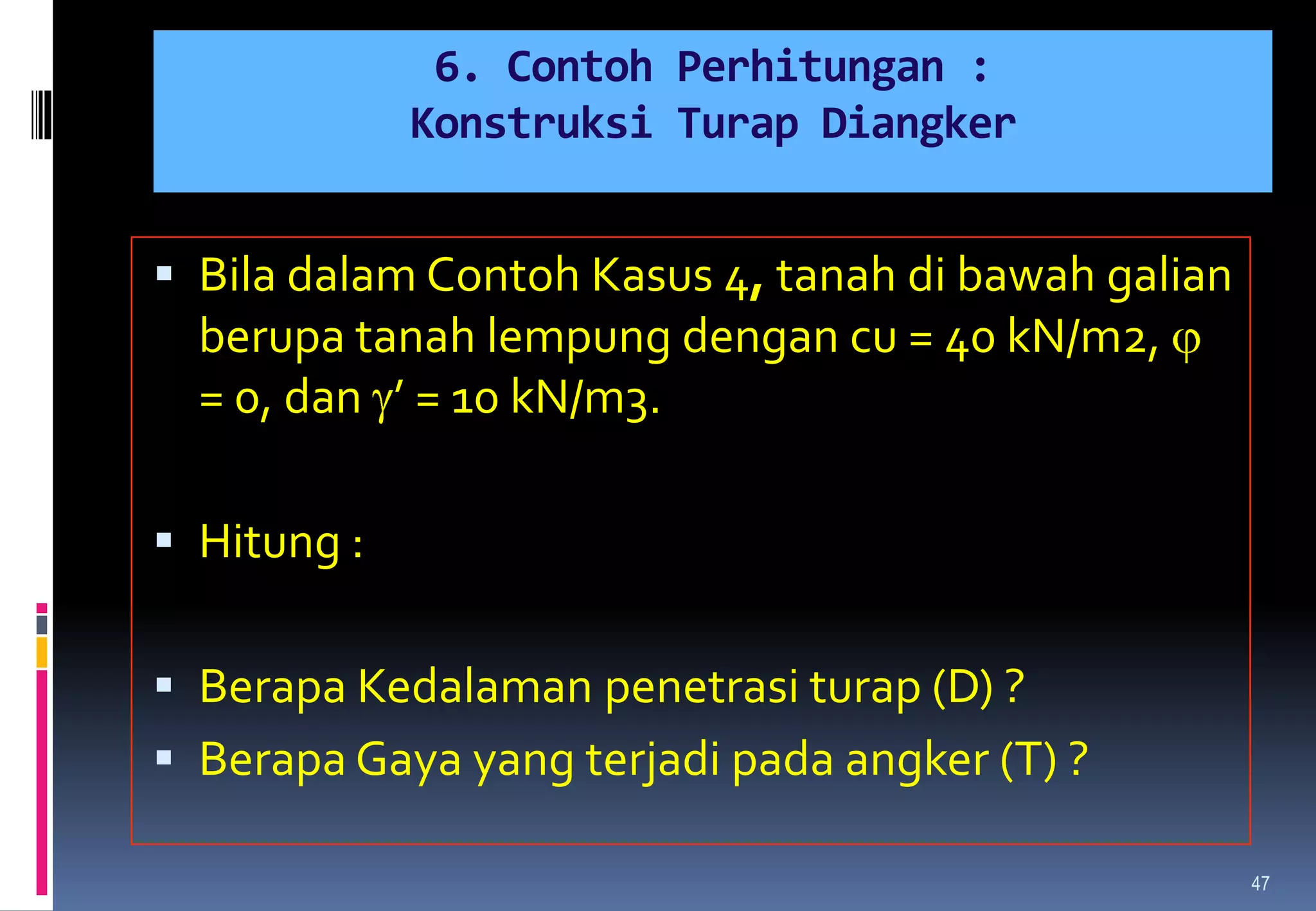 9 contoh desain turap | PPT