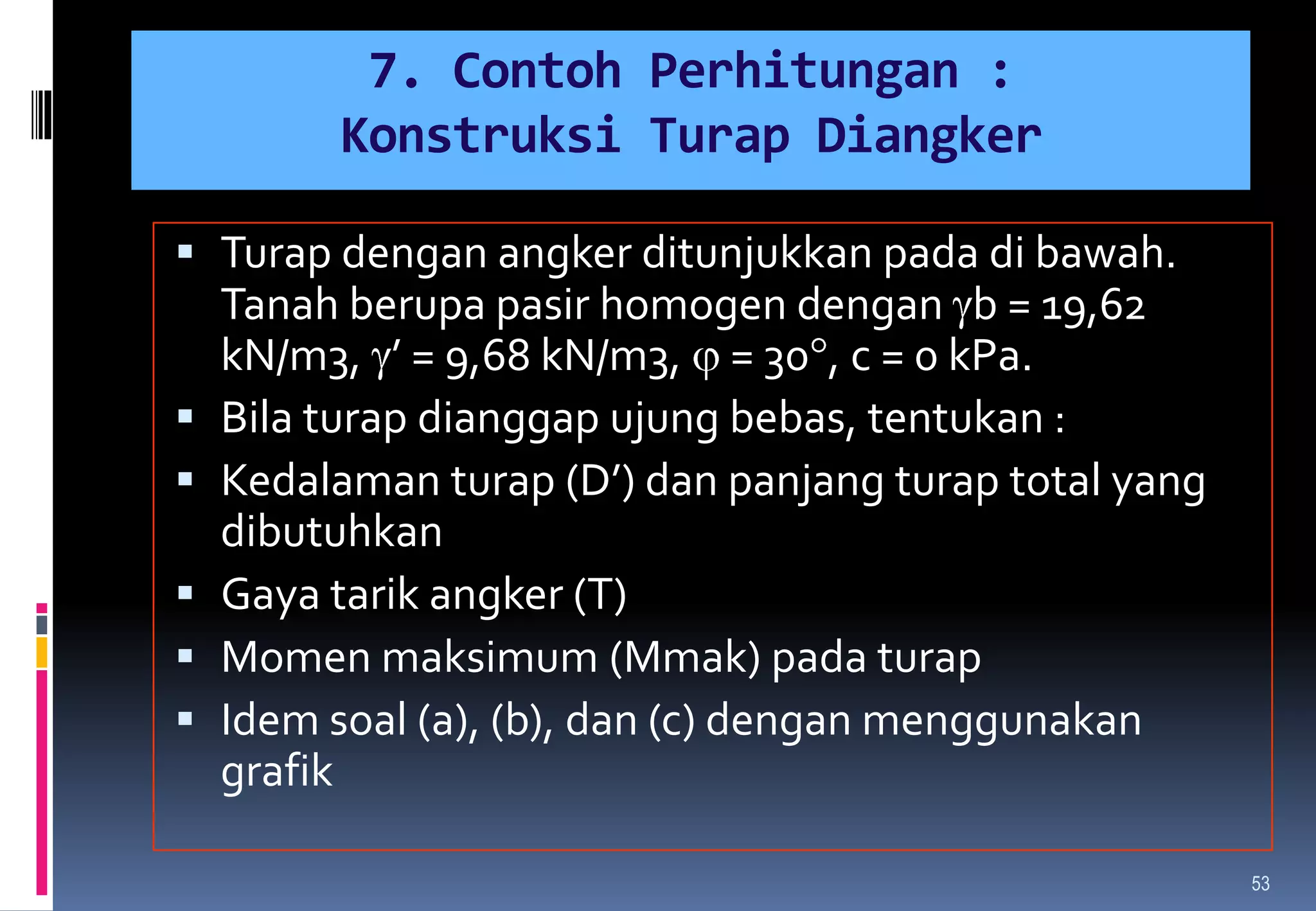 9 contoh desain turap | PPT