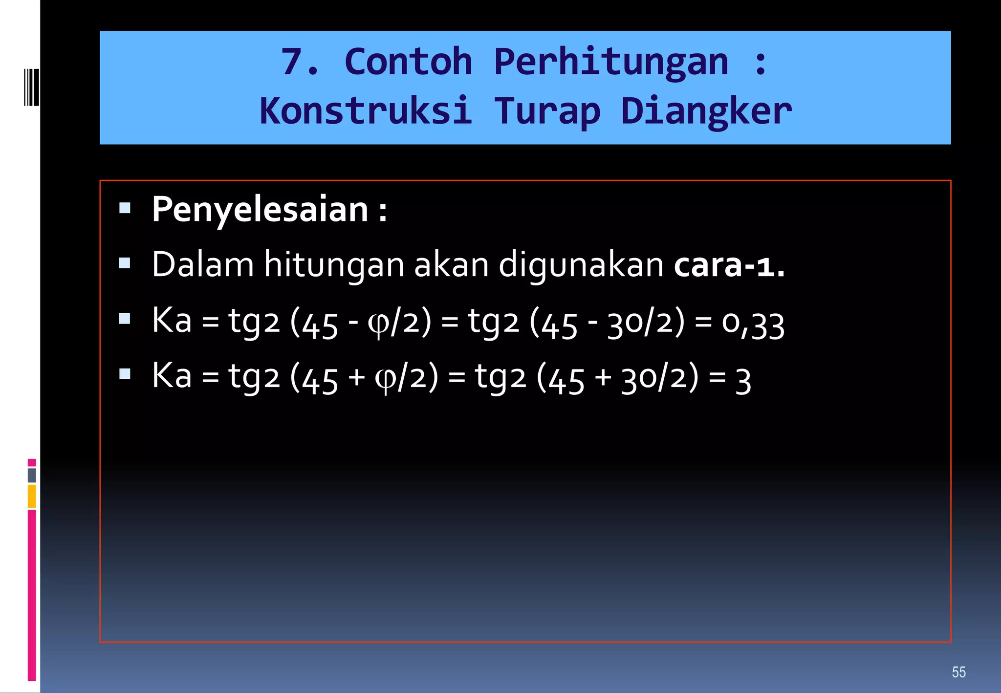 9 contoh desain turap | PPT
