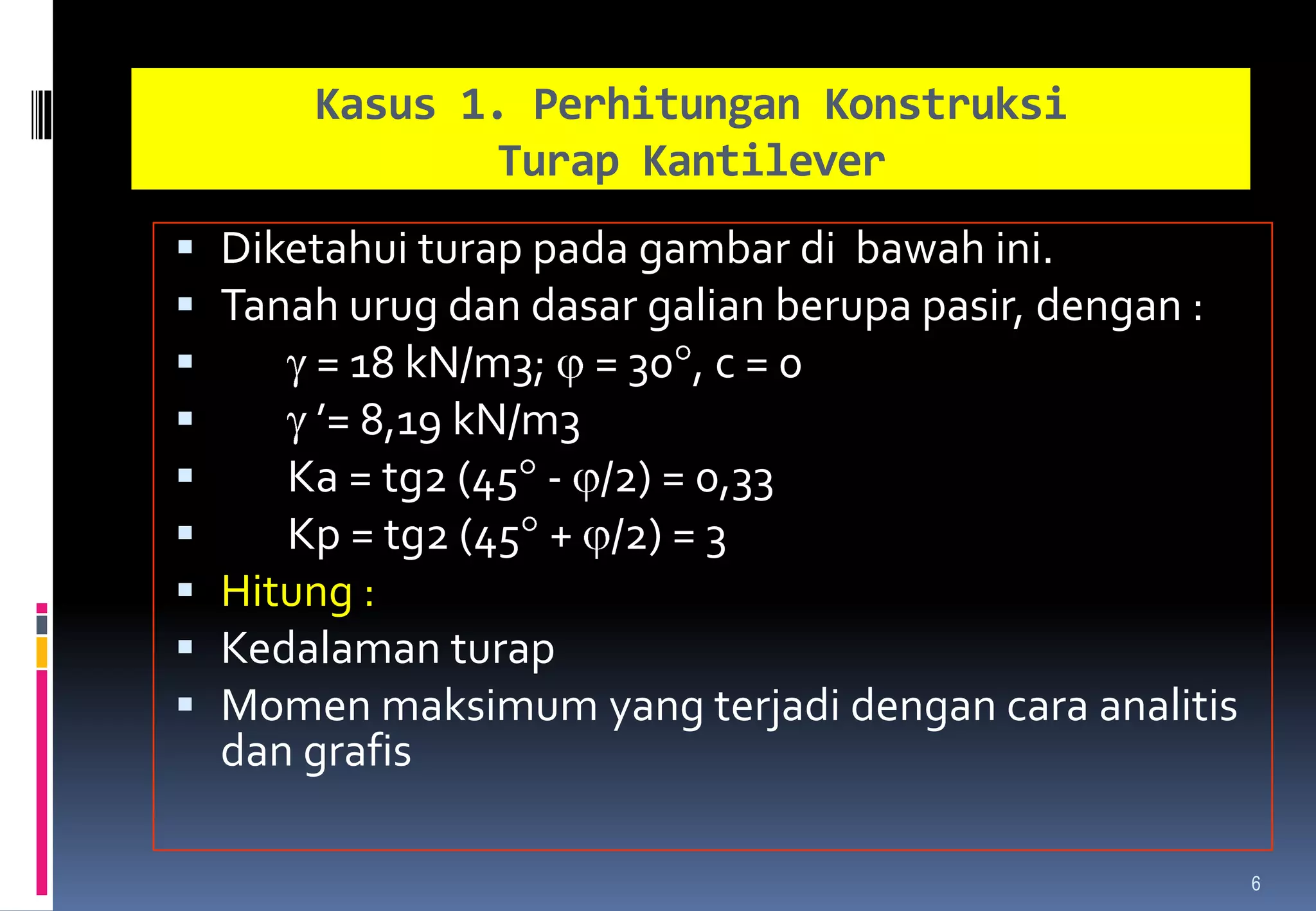 9 contoh desain turap | PPT