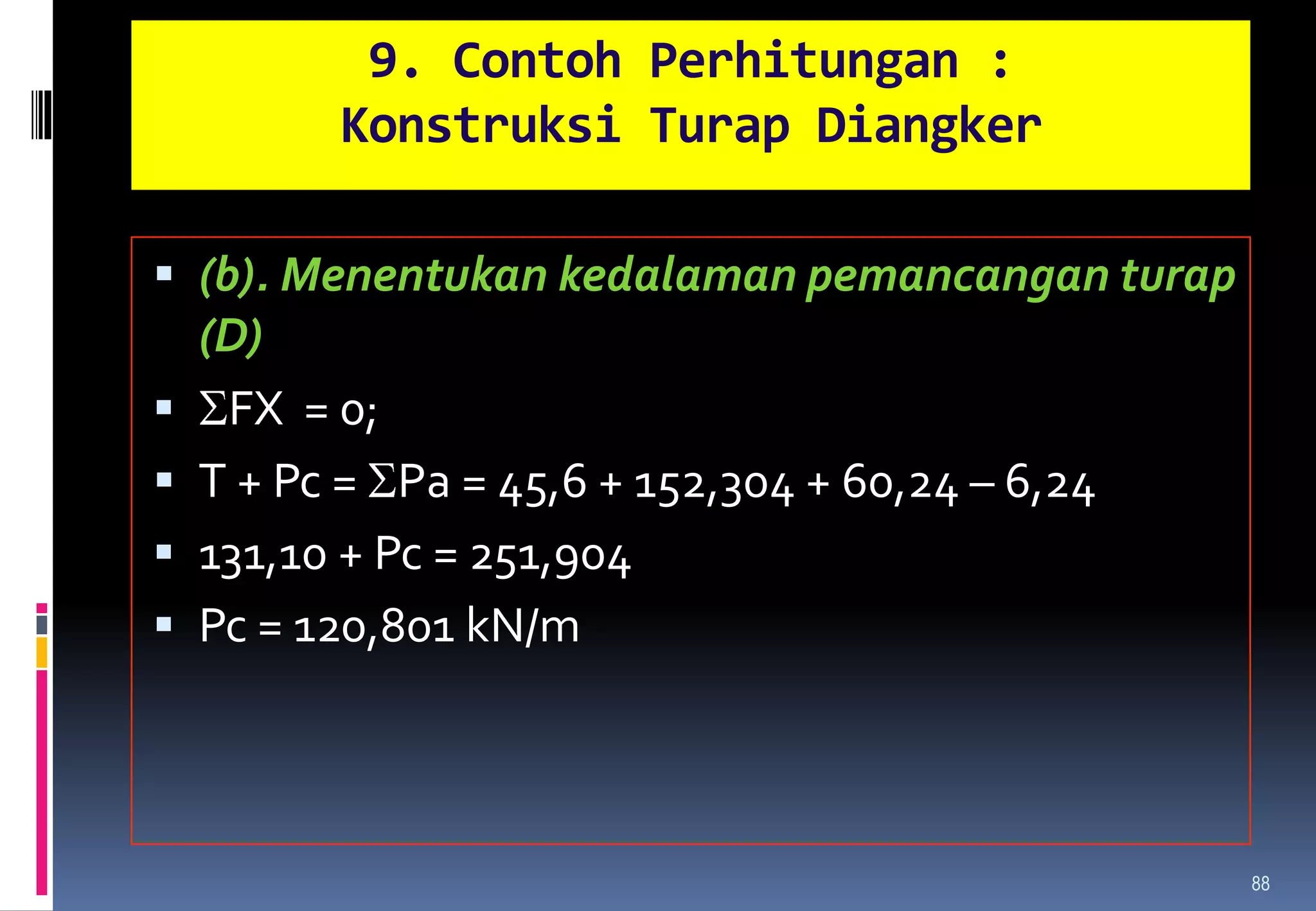 9 contoh desain turap | PPT