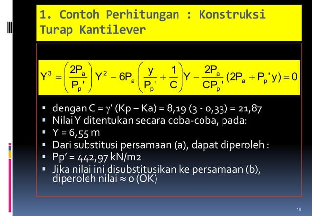 9 contoh desain turap | PPT