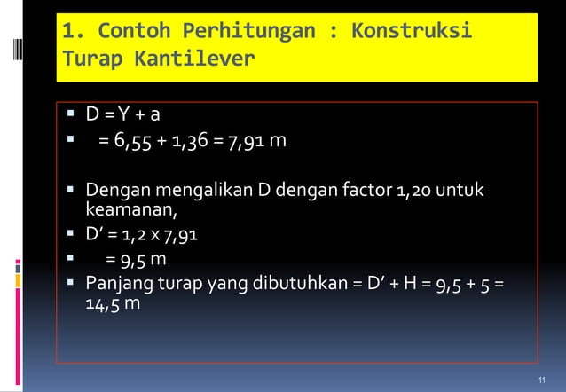 9 contoh desain turap | PPT
