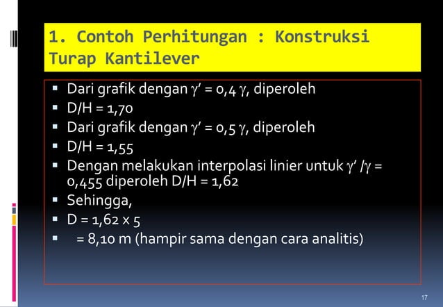 9 contoh desain turap | PPT
