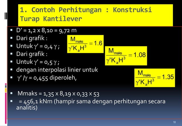 9 contoh desain turap | PPT