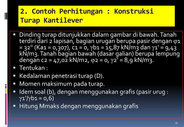 9 contoh desain turap | PPT