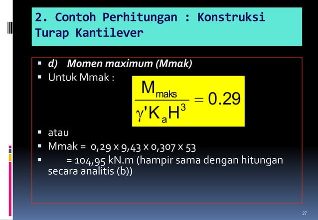 9 contoh desain turap | PPT