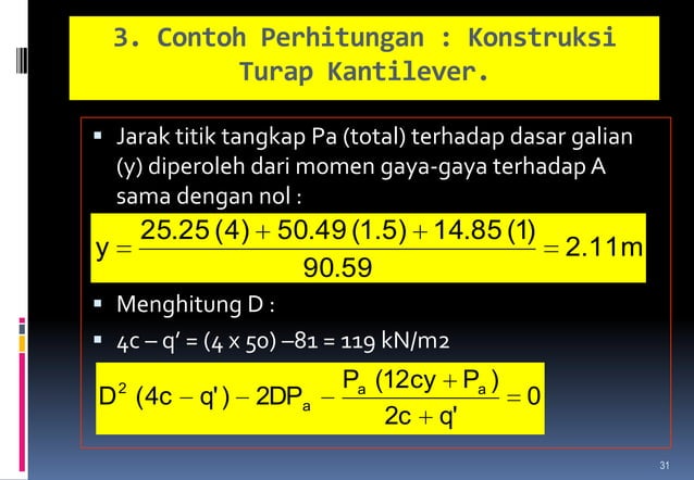 9 contoh desain turap | PPT
