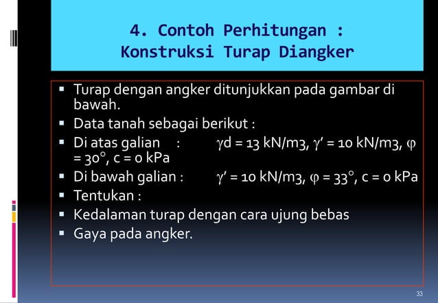 9 contoh desain turap | PPT