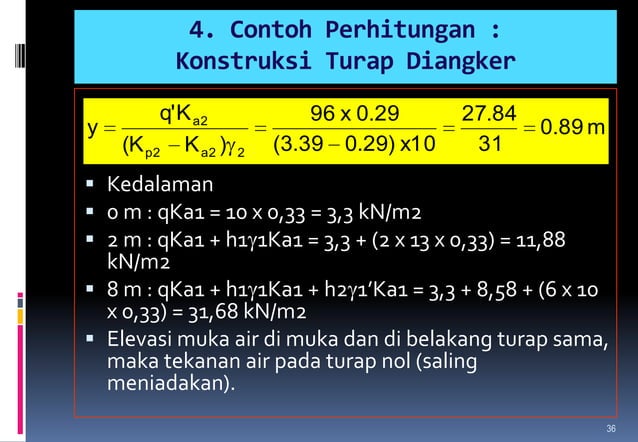 9 contoh desain turap | PPT