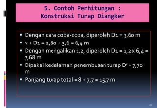9 contoh desain turap | PPT