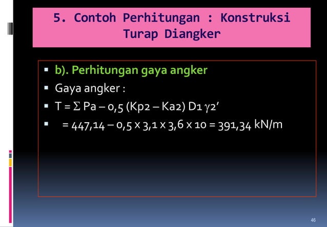 9 contoh desain turap | PPT