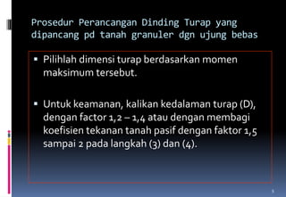 9 contoh desain turap | PPT