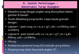 9 contoh desain turap | PPT