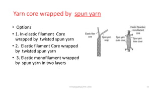 3-Core and cover spun yarn how we discover | PDF
