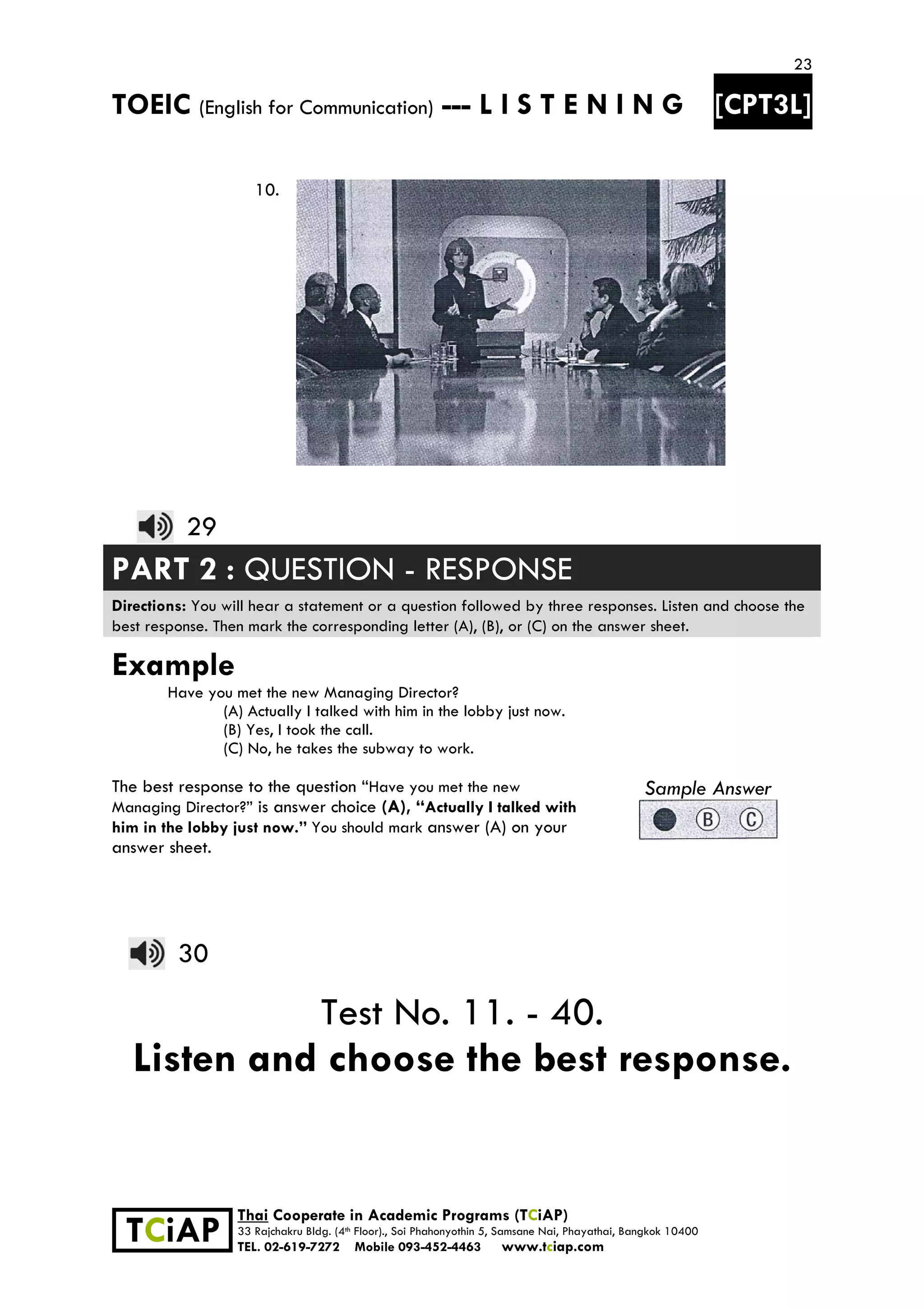 TOEIC Tips and strategies | PDF