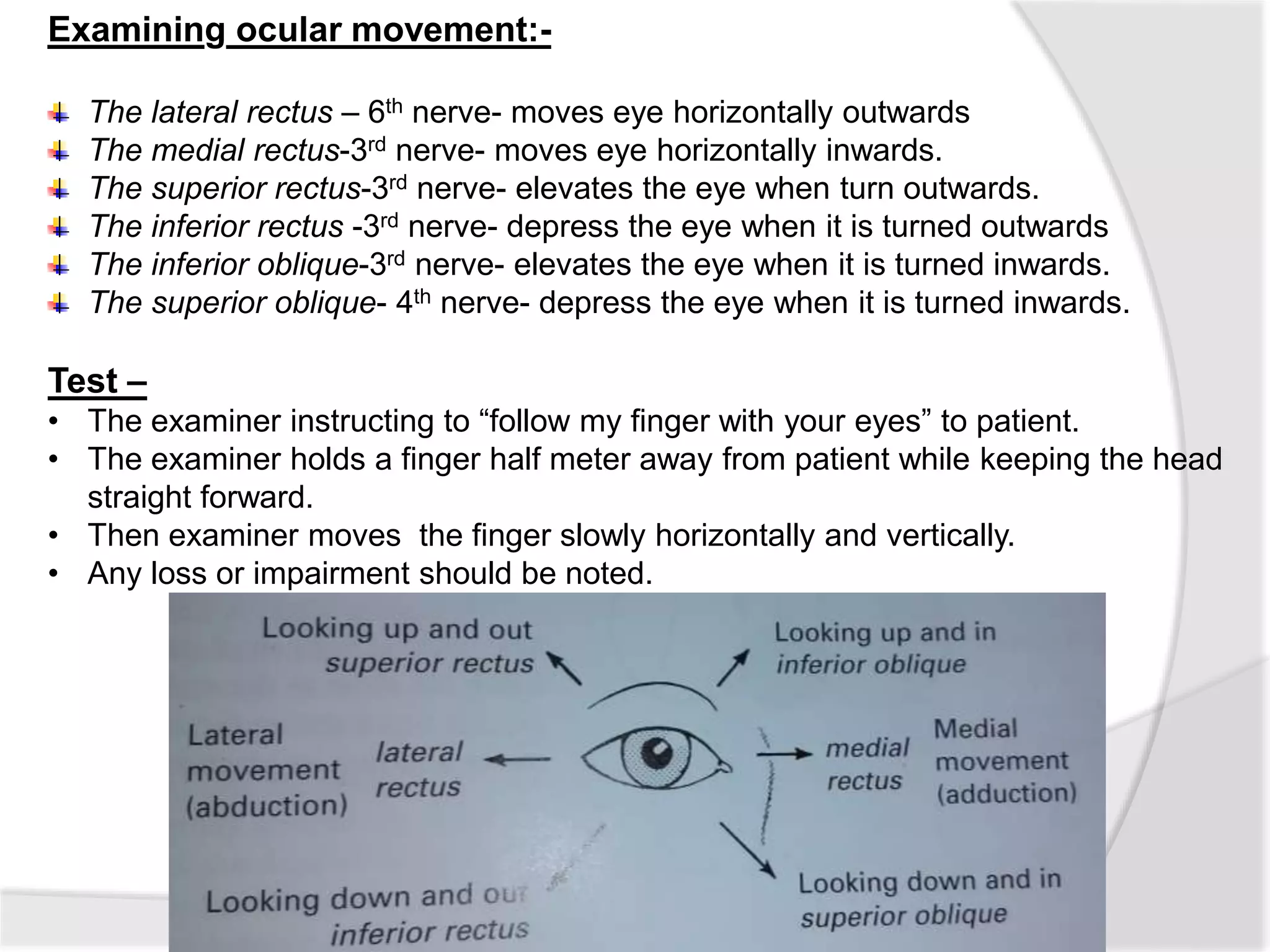 Part 3 cranial nerve examination | PPTX