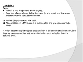 Part 3 cranial nerve examination | PPTX