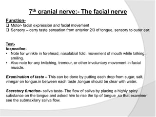 Part 3 cranial nerve examination | PPTX