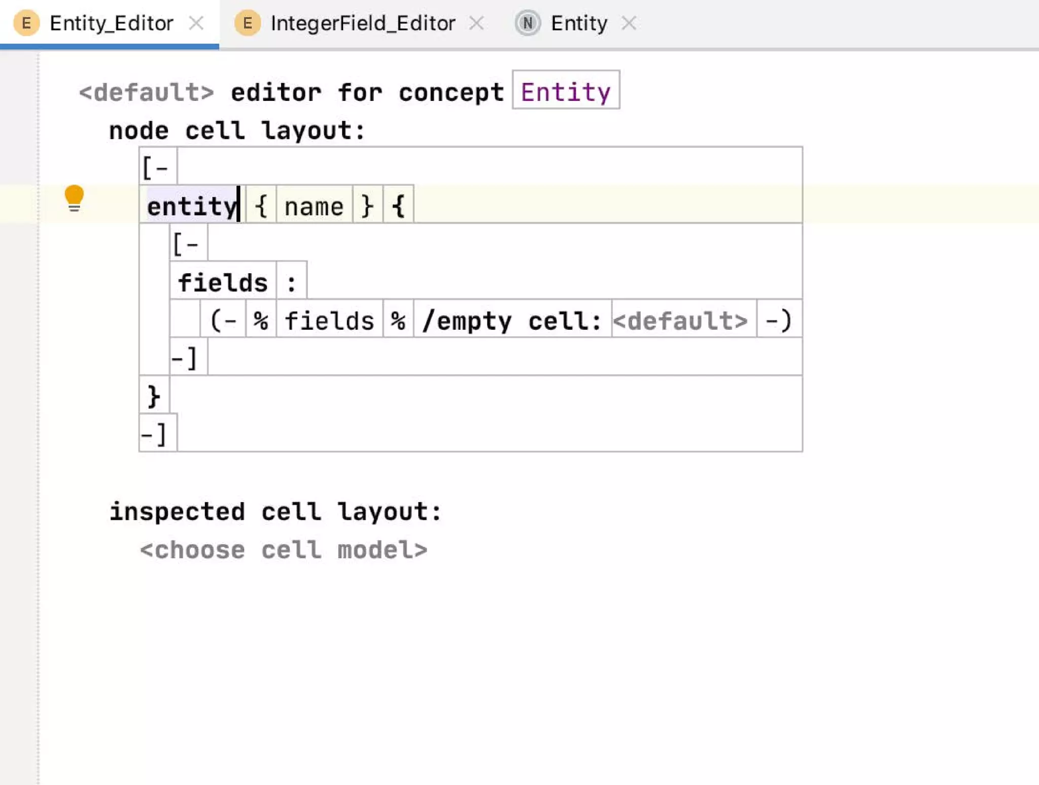 MODELS 2020 Tutorial on MPS - Supplementary Material 3 - Creating editors for Entity and ...