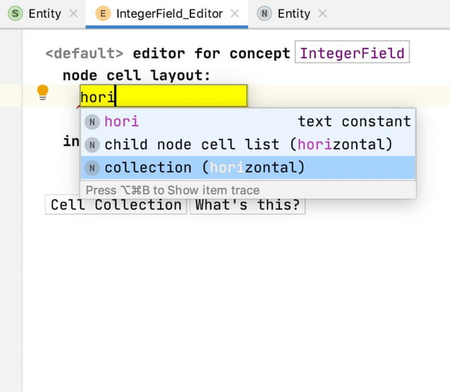 MODELS 2020 Tutorial on MPS - Supplementary Material 3 - Creating editors for Entity and ...