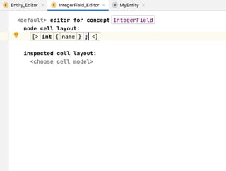 MODELS 2020 Tutorial on MPS - Supplementary Material 3 - Creating editors for Entity and ...