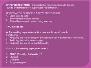 3...cryopreservation | PPT