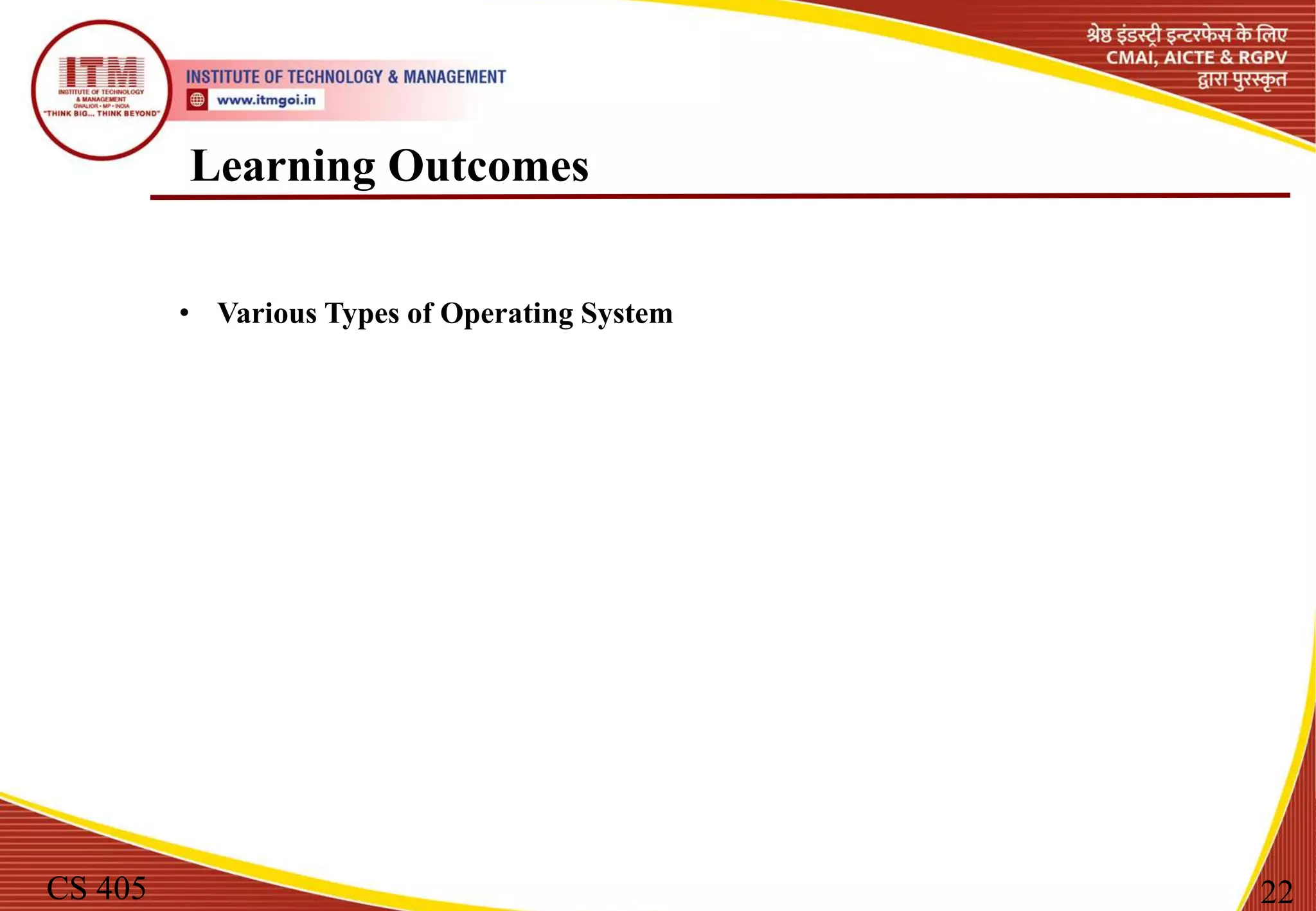 Types of Operating System | PPTX