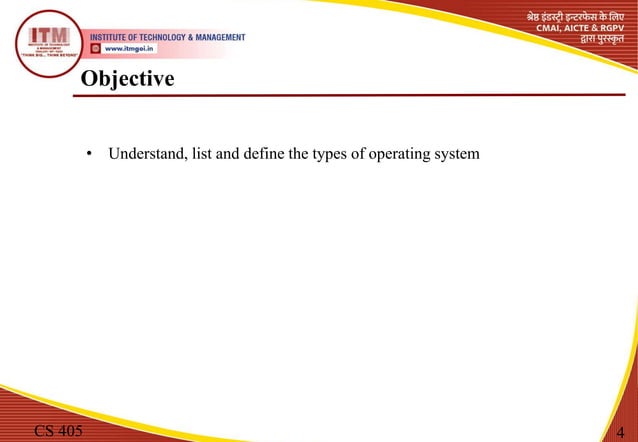 Types of Operating System | PPTX