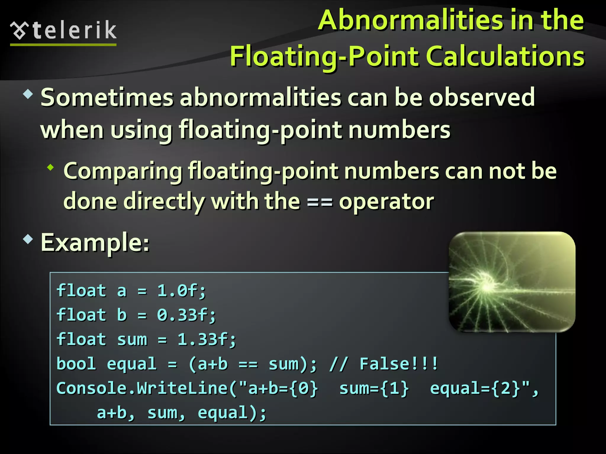 C# Language Overview Part I | PPT