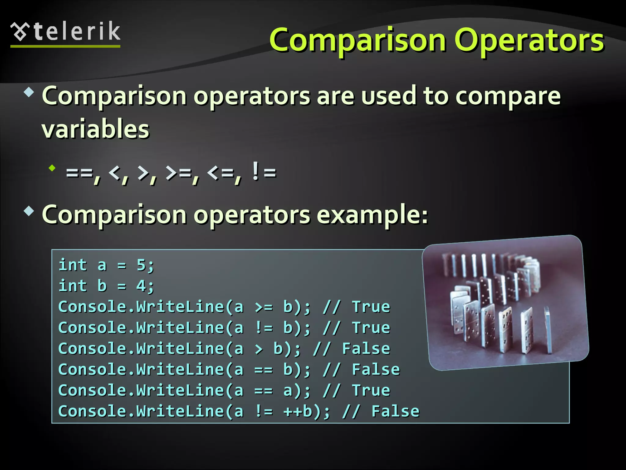 C# Language Overview Part I | PPT