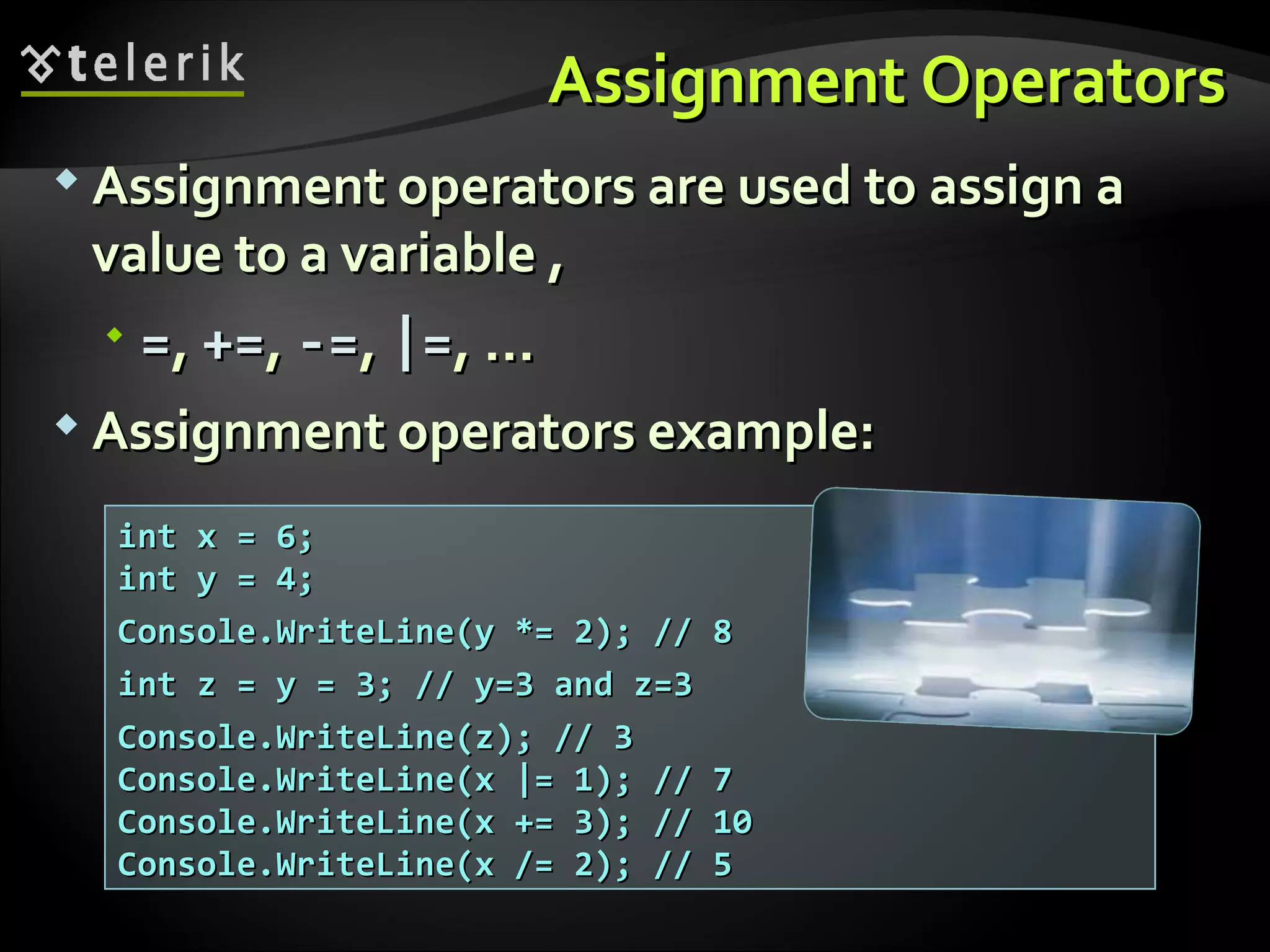 C# Language Overview Part I | PPT