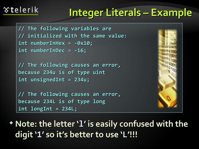 C# Language Overview Part I | PPT