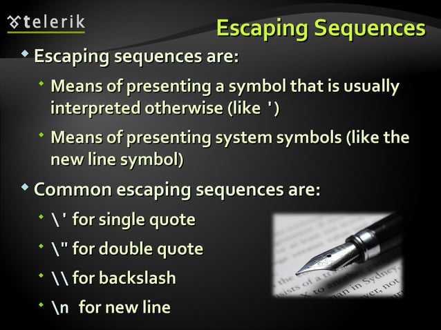 C# Language Overview Part I | PPT
