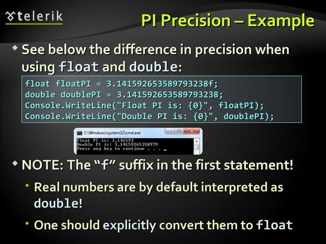 C# Language Overview Part I | PPT