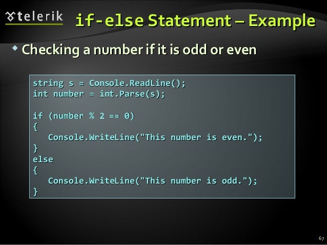 C# Language Overview Part I