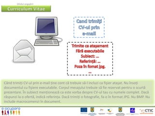 3. curriculum vitae - VariantaFinala | PPT