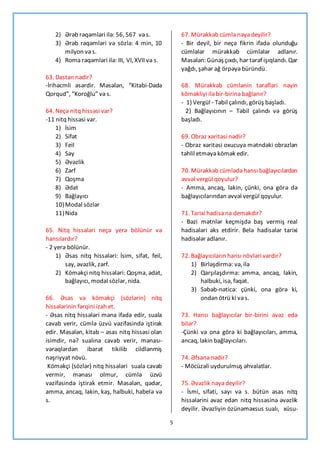 3-cü sinif Azərb.dili sual-cavab.pdf muellimlerin komeklerime destek | PDF