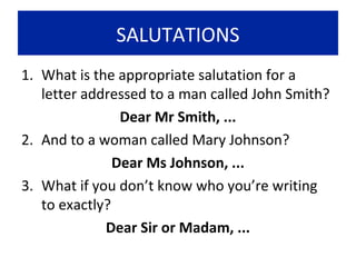 How to write a letter of complaint | PPT