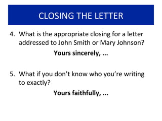 How to write a letter of complaint | PPT