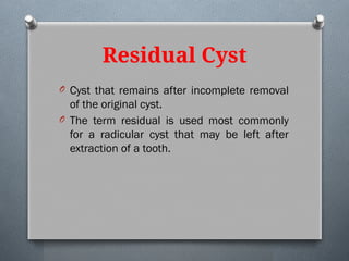 Oral radiology - Cysts of the jaws.pptx7 | PPTX