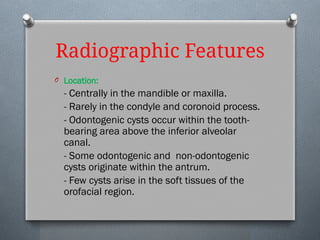 Oral radiology - Cysts of the jaws.pptx7 | PPTX