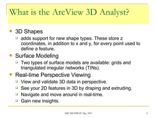 3 D Analyst | PPT | 3-D Graphics | Computer Software and Applications