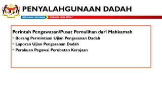 DADAH JENAYAH Peraturan 51 Peraturan Peraturan Pegawai Awam | PPTX