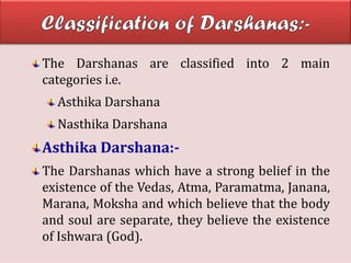 Philosophical Background of Darshana Shastra | PDF