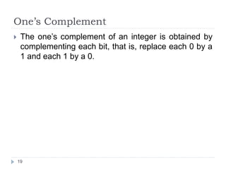 Data Representation | PPT