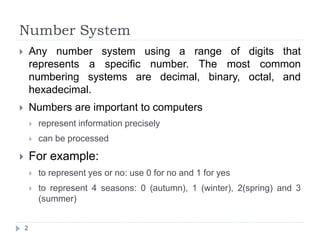 Data Representation | PPT