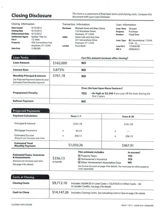 3 day closing disclosure rule. | PDF