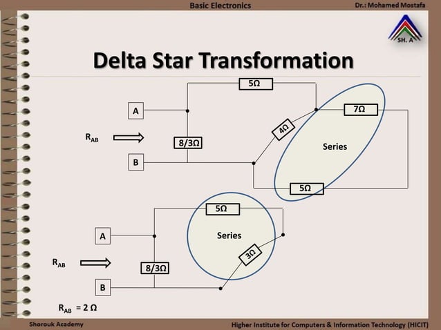 3 delta star transformation | PPT