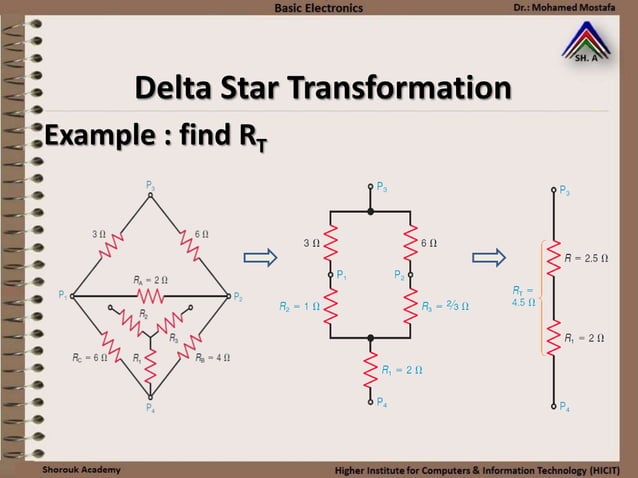 3 delta star transformation | PPT